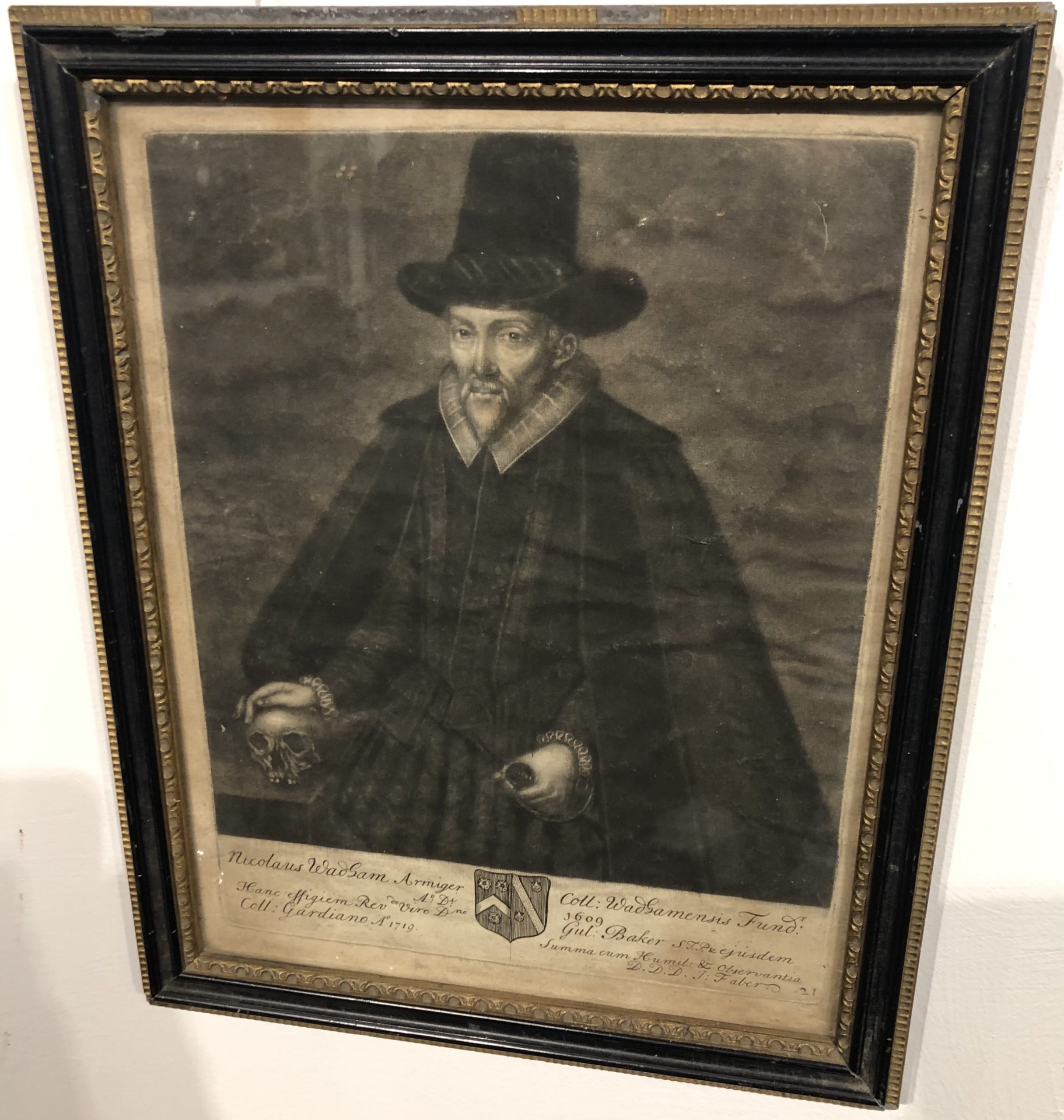 Early Georgian Mezzotint of Nicholas Wadham » wolverhamptonantiques.com