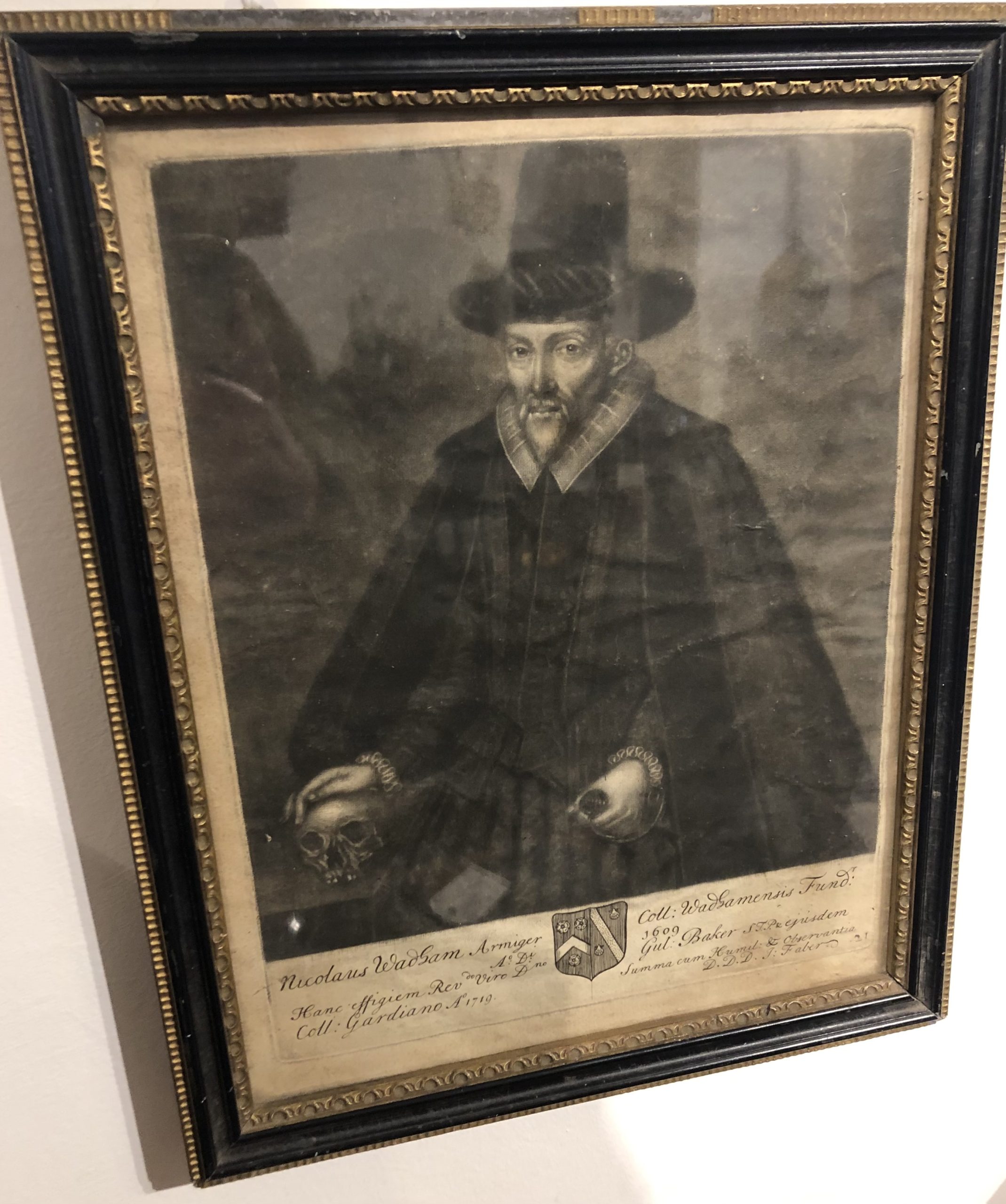 Early Georgian Mezzotint of Nicholas Wadham » wolverhamptonantiques.com